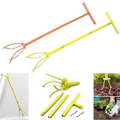 Manual Twist Tiller Height Adjustable Garden Claw Twist