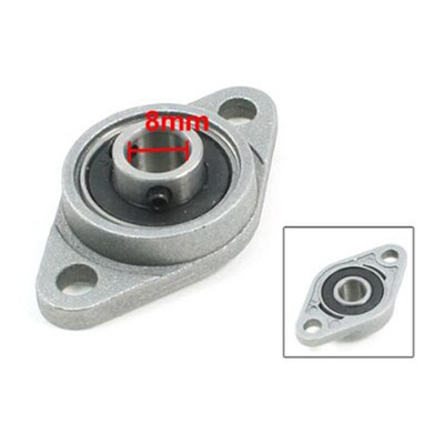 FL08 2 Bolt 8mm Bore Self-aligning Flange Ball Bearing