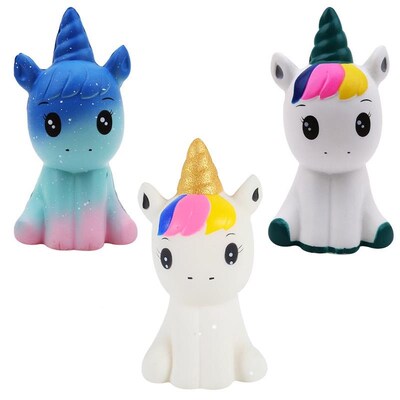 Jumbo Kawaii Popcorn Unicorn Cake Squishy Donut Fruit Squish