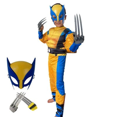 Child Movie Luxury Mak Jumpuit Wolverine Copl Cotume Hallowe