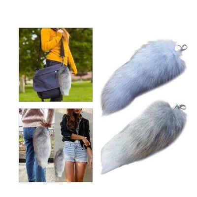 Elegant Foxes Tail Tassels Keychain Hanging Ornaments