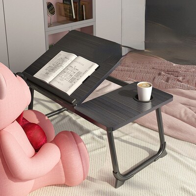 Adjustable Folding Table Can Be Raised And Lowered Laptop De