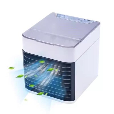 Mini Air Conditioner Fan 7 Colors Light USB Cooling Cooler.