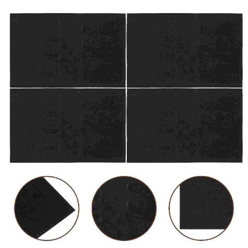 4 Sheets Blackout Sticker Electronic Light Cover Stickers
