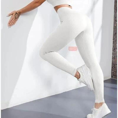 Thread Knited Leggings Women Seamless Slim Tights Gym Trainn