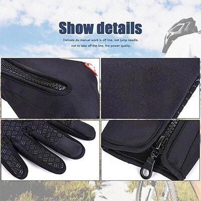 Winter Gloves For Men Waterproof Windproof Cold Gloves Snowb