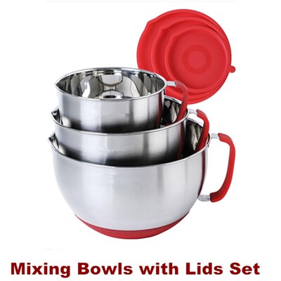 Mixing Bowls Nesting Baking Utensil Metal Bowl Kitchen Prep
