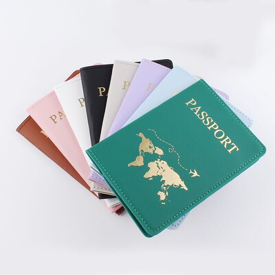 PU Leather Travel Passport Cover  Fashion  Women Passport Ho