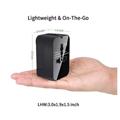 Hot Sale Travel Adapter with Dual USB Port Universal Adaptor
