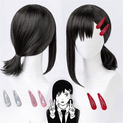 Higashiyama Kobeni Cosplay Wig Chainsaw Man Cosplay 38cm Bla