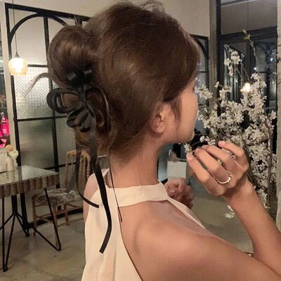Hair claw clips butterfly bow accessories for women girl pin