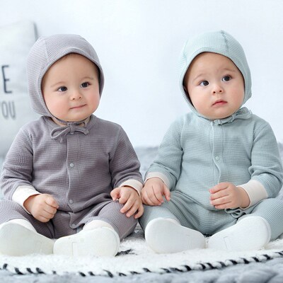 Nordic Waffle Kids Clothing HighQuality Infant Bodysuit Nord