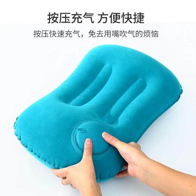 Press-to-Inflate Lumbar Cushion for Long Flights, Lumbar Sup