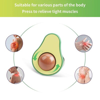 Avocado Massage Bead Keychain Decompression Toys Mini Finger