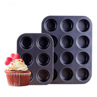 6 Cups Muffin Pan non-stick Cupcake Baking Bakeware Mould 新