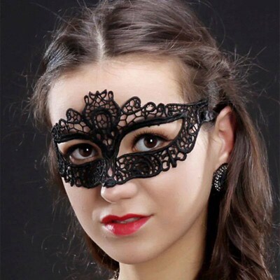 Women Exotic Accessories of Female Lace Masquerade Hollow