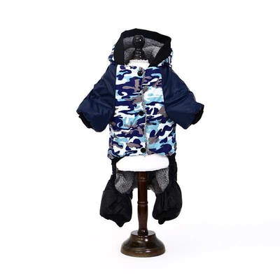 Dog Clothes P Autumn and Winter Small and Medium Dog Camoufl
