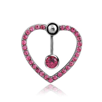 1Pcs 14G Stainless Steel Butterfly Navel Belly Button Rings