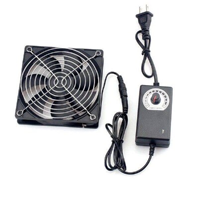 Cm Fan Cooling Chassis Stepless Speed Controller Adjustable