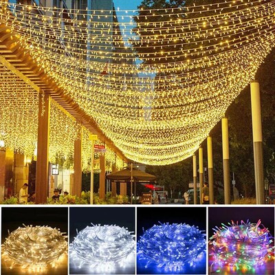 50M/400 LED Fairy LED String Light Garland Outdoor Waterproo