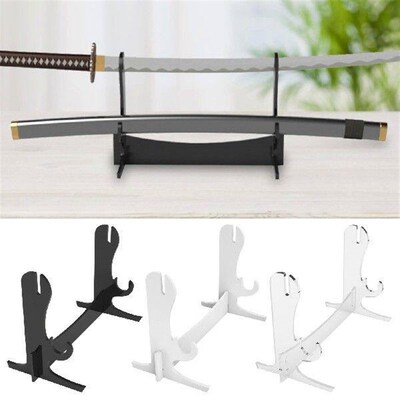 2-layer Sword Acrylic Display Stand Sword Rack Holder