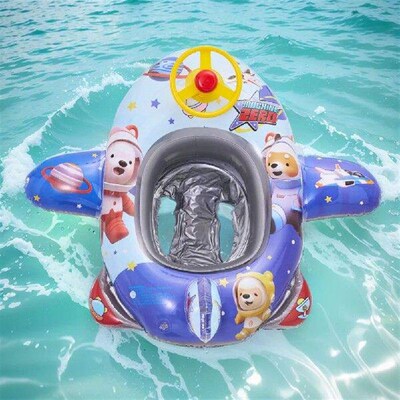 Baby Inflatable Swim Ring Pool Floating Rings with Steering