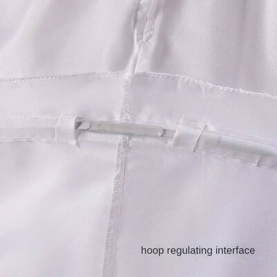 6-hoops underskirt women white a line?petticoat wedding cri