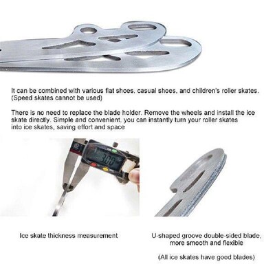 253/290 MM Skating Replacement Blades 1 Pair Multi Purpose