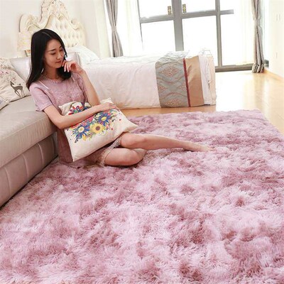Ins Nordic Gradual Tie-Dye  Bedroom Sofa Cute Full Room Beds