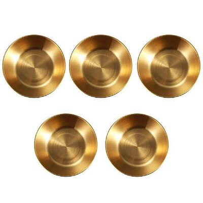 5 Pcs Seasoning Dish Bowl Flavor Appetizer Plates Tomato