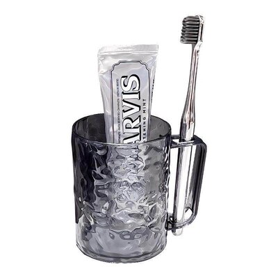 Glacial Pattern Mouthwash Cup and Toothbrush Cup, Luxurious