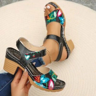 Womens Peep Toe Hihg Heel Sandals Summer Gladiator Shoes