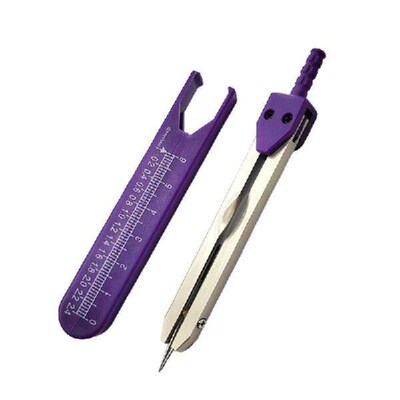 EKGCalipers Stainless Steel 02.4in Ruler Drafting Divider