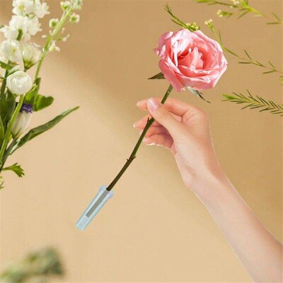 100Pcs Flower Tubes Plastic Reusable Flowers Test Tubes