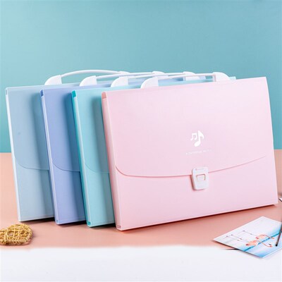Female student large file storage bag portable folder