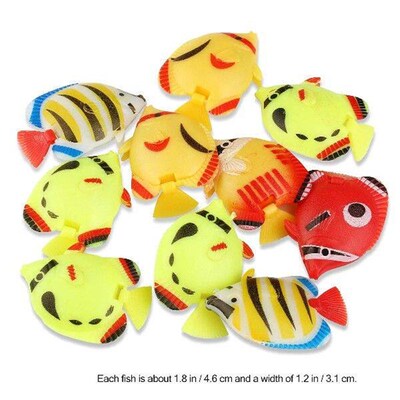 20 PCS Betta Fish Tank Flakes Aquarium Decorations