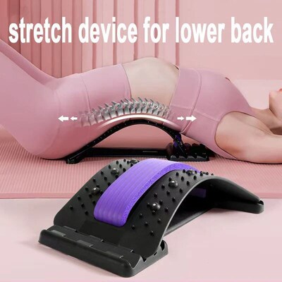 lumbar stretcher device for lower back pain lower device for
