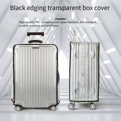 Suitcae protective ver, tranparent dut-proof ver, uitcae pro