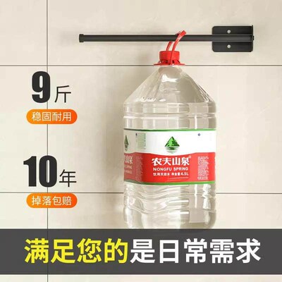 Wall-mounted kitchen paper towel holder with no drilling req