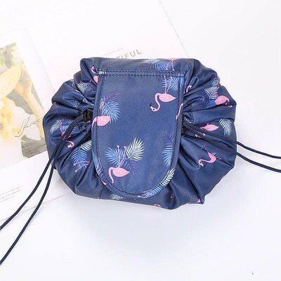 Women Drawtring Cometic Bag Travel Storage Makeup Bag Organi