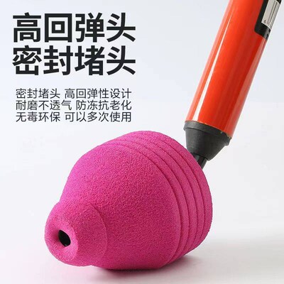 One-shot toilet unblocker for home pipeline dredging
