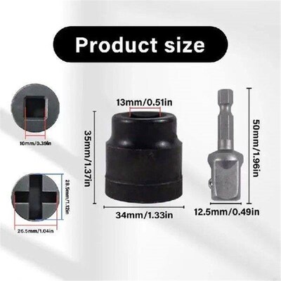 Professional Hexagonal Leveling Socket Adapter for Power