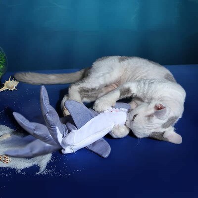 Electric Floppy Fish Interactive Cat Toy Moving Cat Kicker F