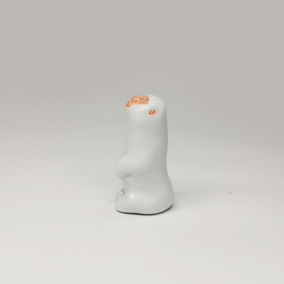 不仁斋 薛继业 陶瓷雕塑系列 仰望星空小猴 文房摆件 茶宠潮玩