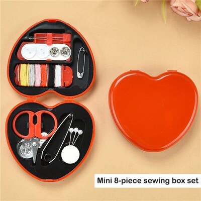 Portable Travel Mini Sewing Kit Buttons Pins Storage Boxes H