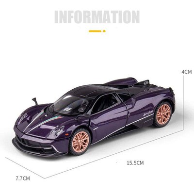 Pagani Huayra Dinastia Alloy Racing Model Car, 1:32, Diecast