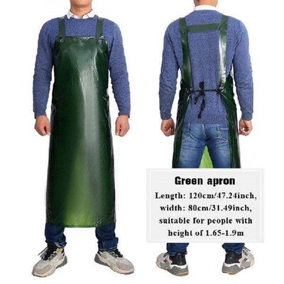 Cow Rib Wear-resistant Apron Oil Proof  Thickened Apron