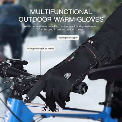 Winter Thermal  Gloves for Men Women,Waterproof Windproof No