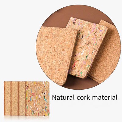 Cork Paport Holder Wood Grain Leather Paport Cae Portable Ca
