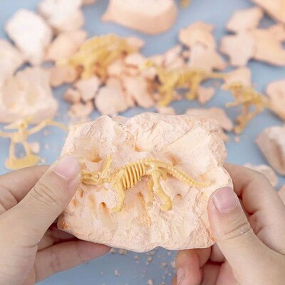 Educational Dinosaur Fossil Excavation Toys Archaeological D